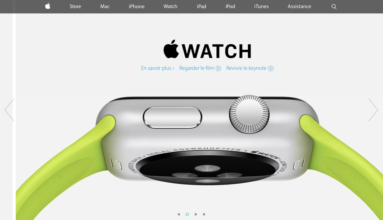 Le site d'Apple s'offre un lifting - TheiCollection
